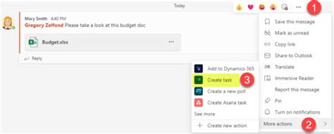 How To Create A Task From A Teams Conversation SharePoint Maven