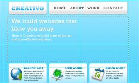 Coding A Clean Web 20 Style Web Design From Photoshop Webfx