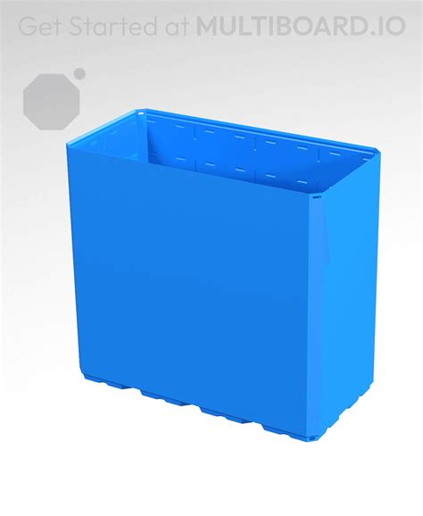 4x2x3 5 simple walls multibin shell 3d model by multiboard on thangs