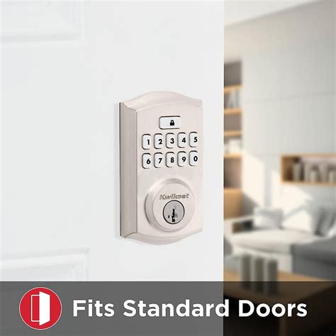 Kwikset Smartcode 260 Keyless Electronic Keypad Deadbolt Microban Protected Keypad Auto Door