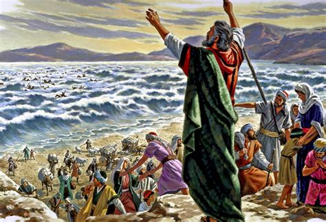 When The Israelites Were Safely Across The Red Sea