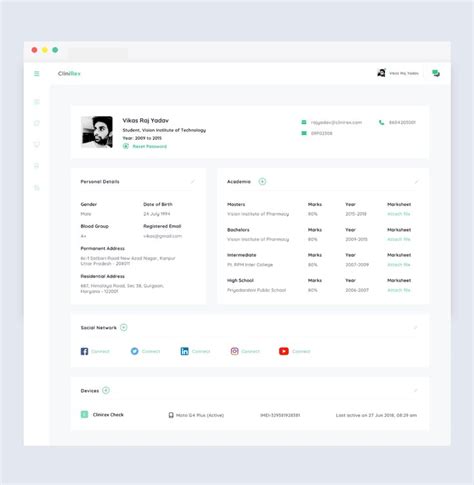 Ui Design Website Dashboard Design Template Web Ui Design