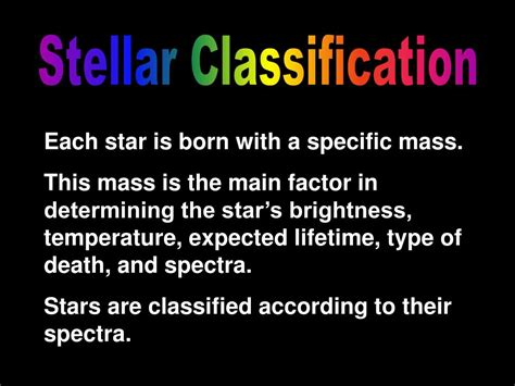 Ppt Stellar Classification Powerpoint Presentation Free Download Id 2759561