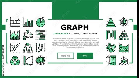 Vetor De Graph For Analyzing And Research Landing Web Page Header Banner Template Vector