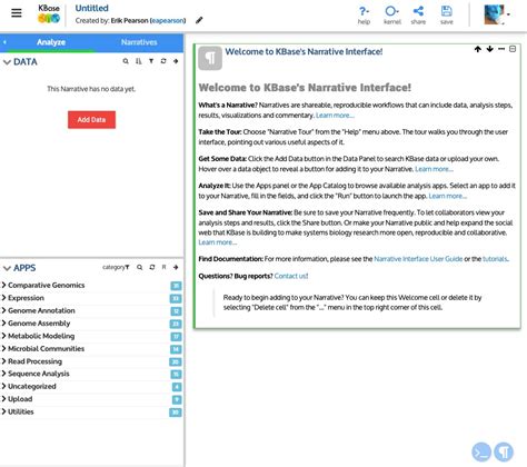 KBase User Interfaces KBase UI Docs