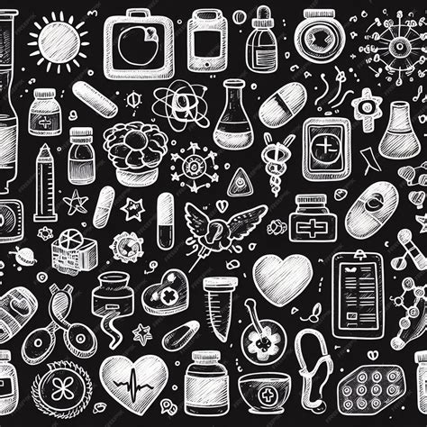 Premium Photo Chemistry Doodle