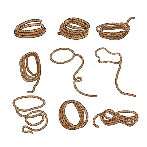 Lasso Set Cartoon Illustration 48797649 Vector Art At Vecteezy