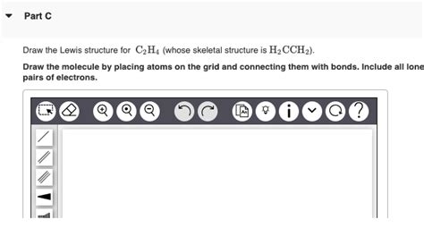 Solved Draw The Lewis Structure For C2h2 Whose Skeletal