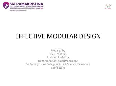 Effective Modular Designpptx Web Development Internet
