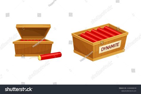 Dynamite Red Stick Box Explosive Material Stock Vector (Royalty Free) 2169408039 | Shutterstock