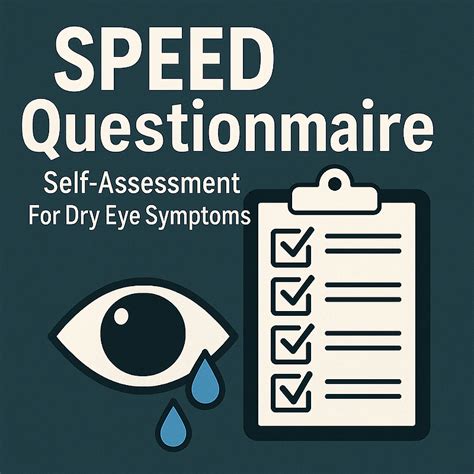 Speed Questionnaire Dry Eye Symptom Standardized Patient Evaluation