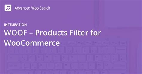 Woof Products Filter For Woocommerce
