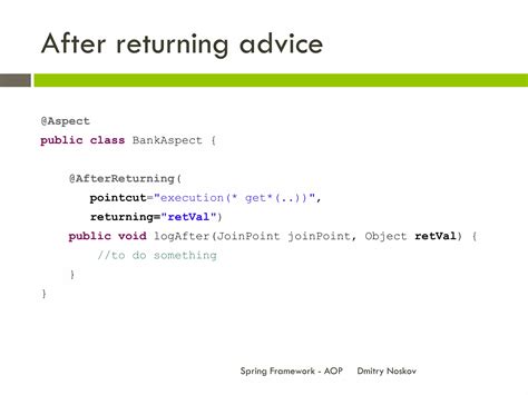 Spring Framework Aop Pdf