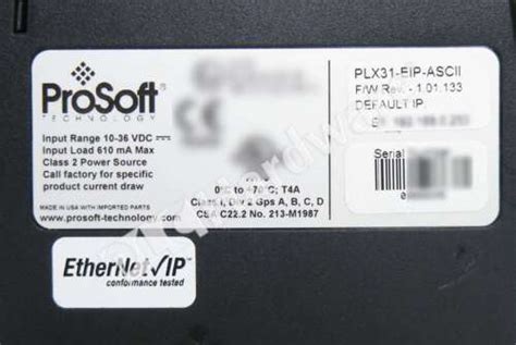 Prosoft Technology Plx31 Eip Ascii Ethernet Ip To Ubuy India