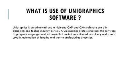 Ppt Unigraphics Training In Delhi Powerpoint Presentation Free