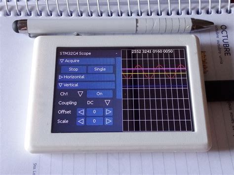Stm32 Oscilloscope Uses All The Features Roscilloscope