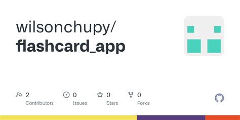 GitHub Wilsonchupy Flashcard App