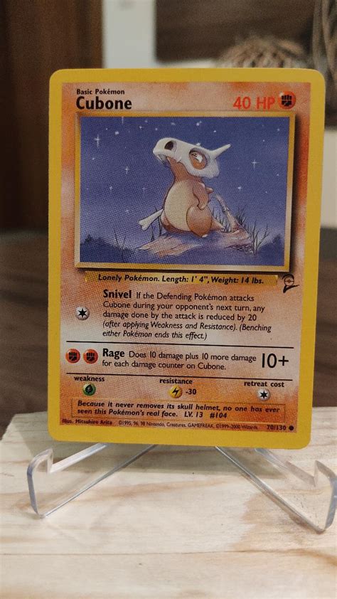 🍀pokémon Karty Cubone 70 130 Base Set 2 2000 Aukro