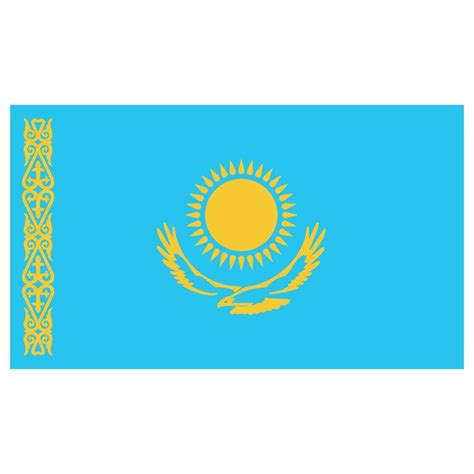 Kazakhstan Flag Wgn Flag And Decorating Co