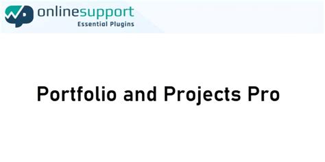 Portfolio And Projects Pro