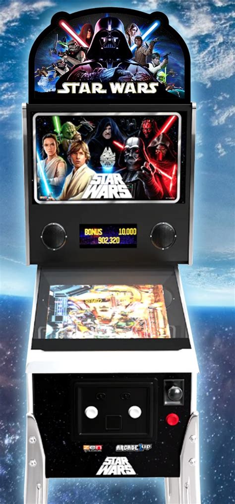 Arcade 1up Star Wars Pinball Topper Ebay