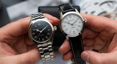 Hamilton Khaki Field Murph 38 White Dial And Bracelet Hands On