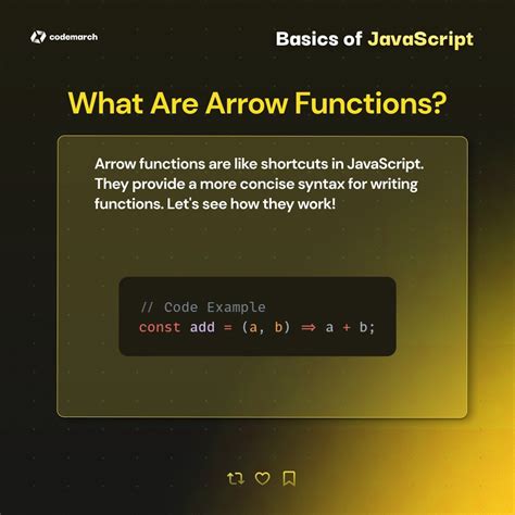 Javascript Arrow Functions Thread From Codemarch Codemarch Rattibha