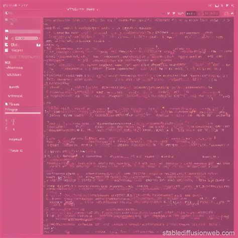 Pink Nightmare Vim Color Scheme Stable Diffusion Online