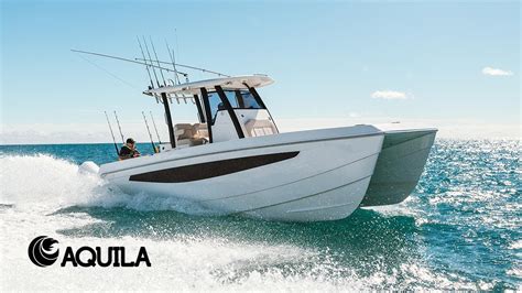 Aquila 28 Molokai Power Catamaran Youtube