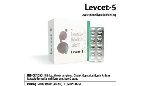 Levcet 5 Tablet At ₹ 465box Pharmaceutical Syrup In Kanpur Id