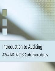 Understanding Auditing Key Concepts And Importance Explained Course Hero