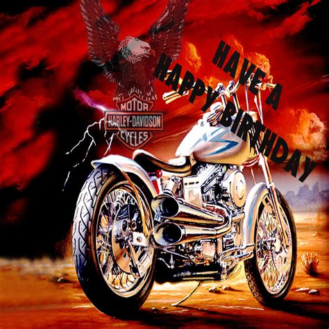 Happy Birthday Images With Harley Davidson Free Happy Bday Pictures
