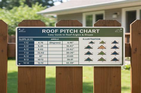 Roof Pitch Chart Easy Guide To Roof Angles And Slopes
