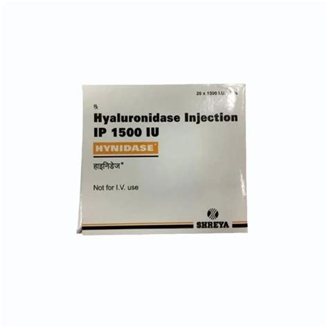 1500 Iu Hynidase Hyaluronidase Injection At ₹ 650piece Hynidase