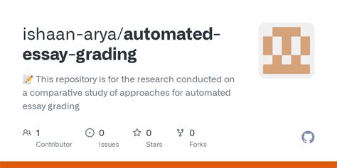 Github Ishaan Aryaautomated Essay Grading 📝 This Repository Is For