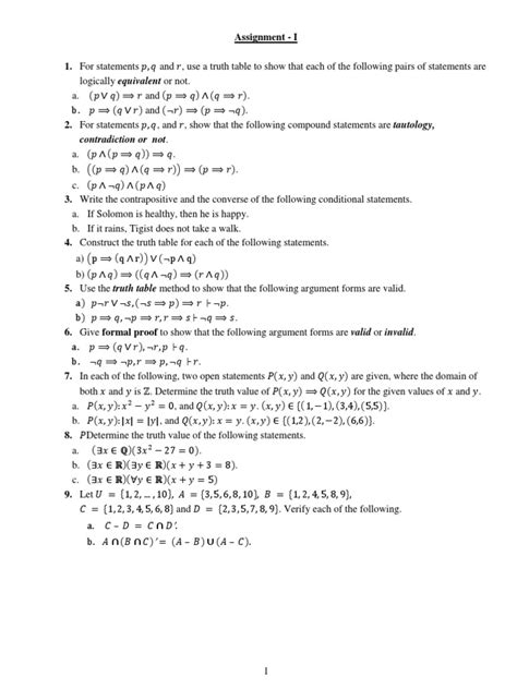 assignment 1 pdf
