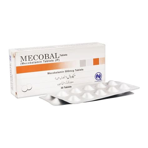 Mecobal 500mcg Vitamin B12 Tablets For Nerve Health Dermapk
