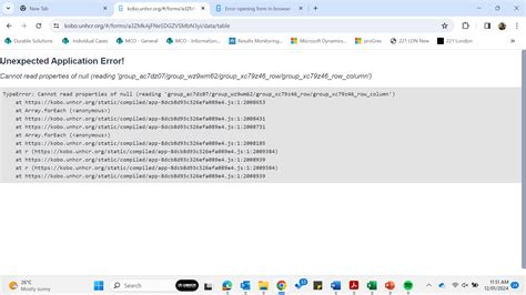 Error Opening Submitted Form Data Management Kobotoolbox Community Forum