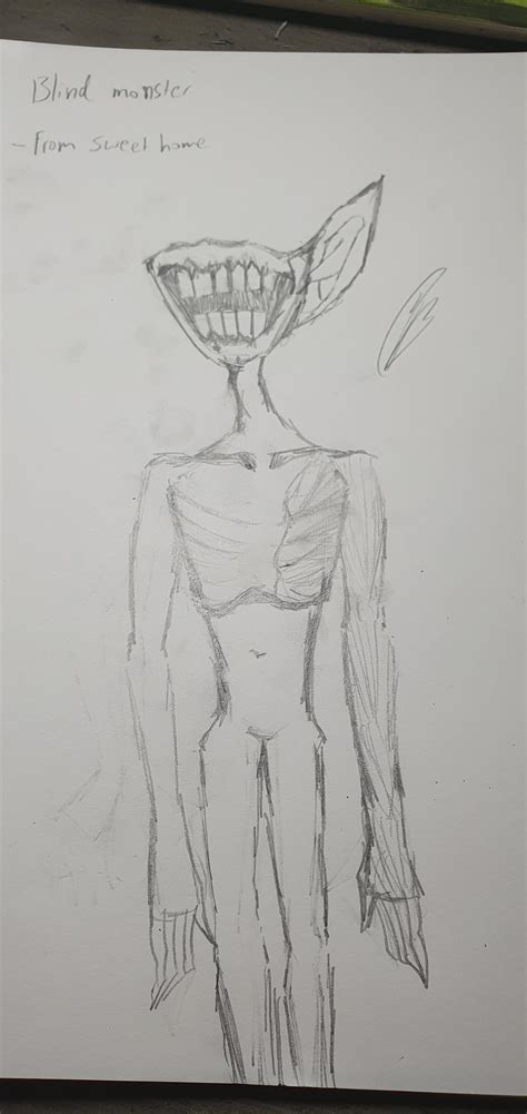 Blind Monster From Sweet Home By Me Rmonsterart