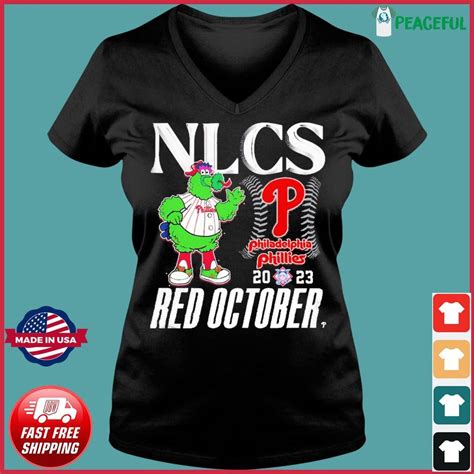 2023 Nlcs Phillie Phanatic Philadelphia Phillies Red October Shirt