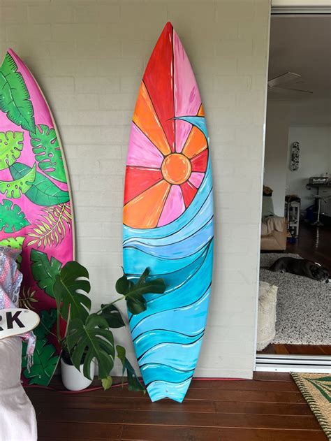 Surfboard Art Surfboard Art Surfboard Painting Surfboard