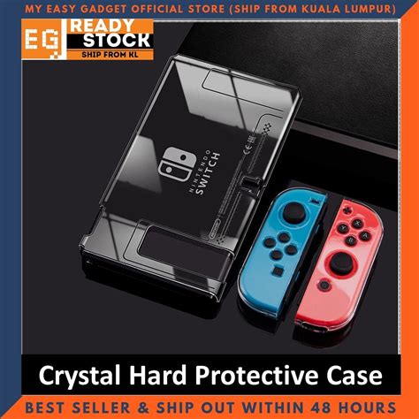 Nintendo Switch V2 Case Switch Lite Switch Oled Casing Crystal Clear Cover Dockable [can Fit