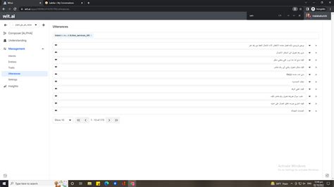 when importing intents from app to another not all expressions are