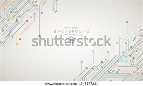 Chip Electronic Pattern Computer Technology Computer Stock Vector Royalty Free 1948197331
