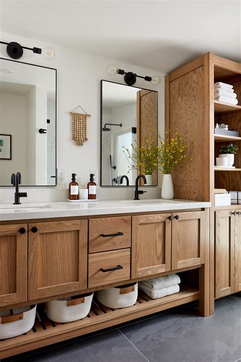 Inspiration Gallery Interlude Oak Driftwood Transitional Bathroom