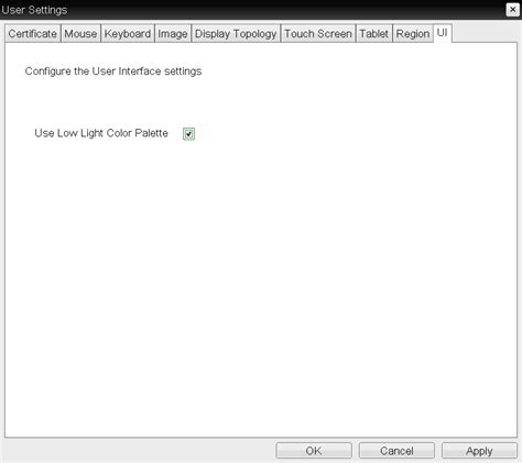 Configuring User Interface Pcoip Zero Client Firmware 2207