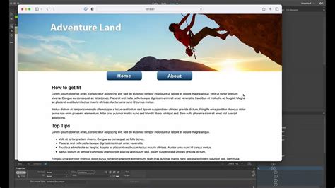 Dreamweaver Creating A Layout Style Layout 5 Bootstrap Youtube