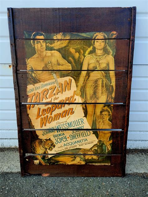 Vintage Lacquered Tarzan Poster
