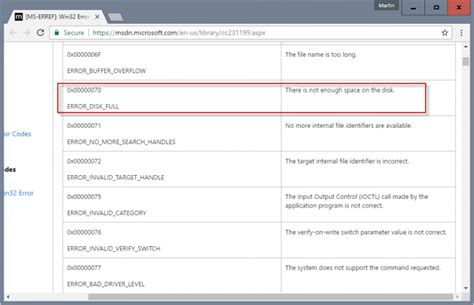 Windows Upgrade Error Codes Decrypted GHacks Tech News