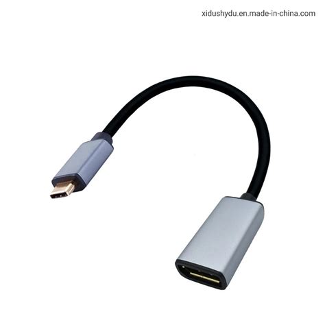 8K 60Hz USB C Type Male To Displayport Female Type C To Dp Adapter China Cable And USB 3 1